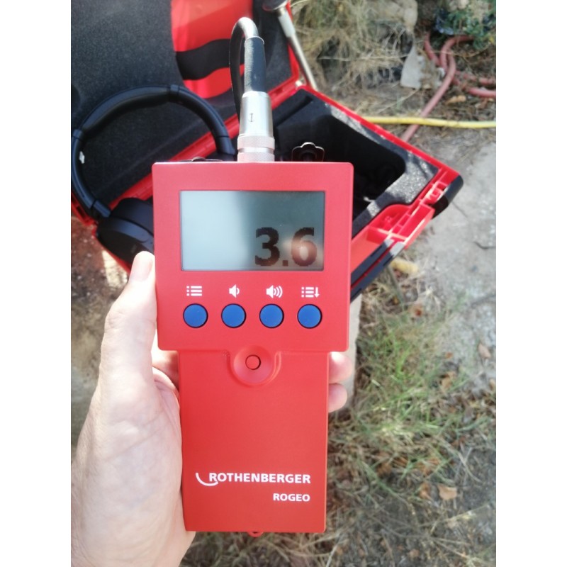 Detector de fugas de agua Rothenberger Rogeo